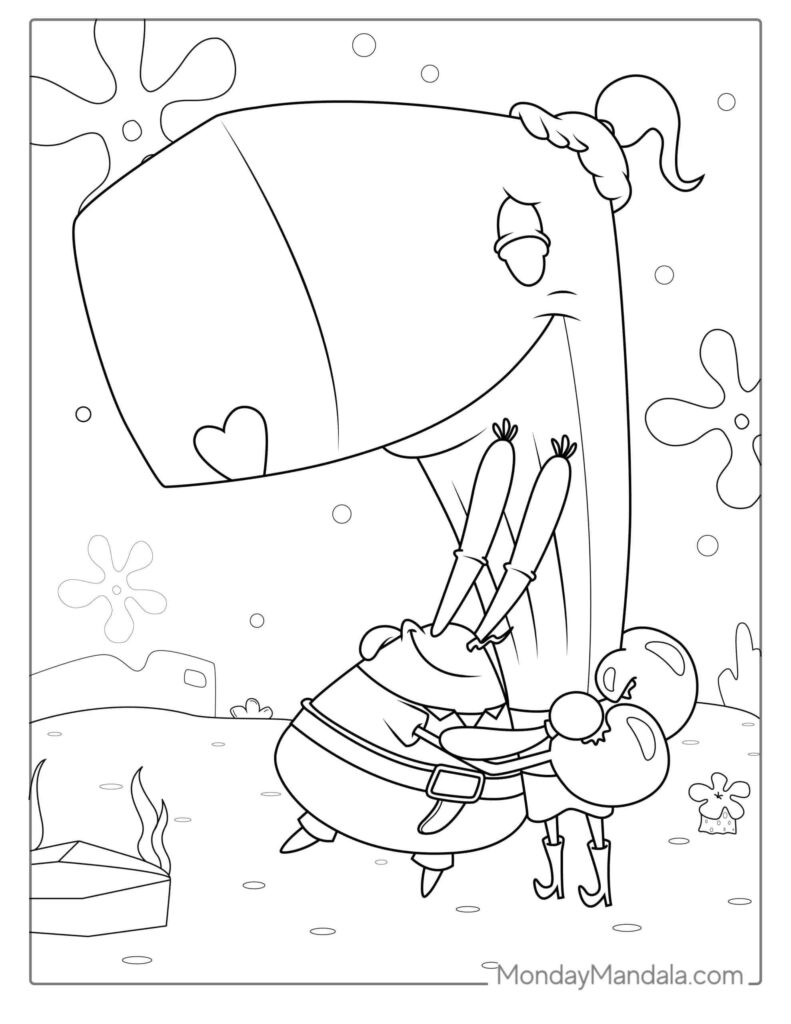 Free Spongebob Coloring Pages - Printable For Parents