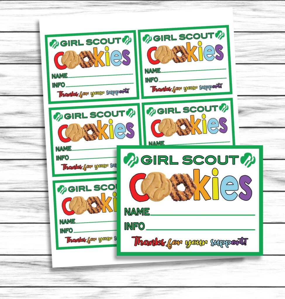 Girl Scout Thank You Cards Free Printable Pdf - Printable For Parents