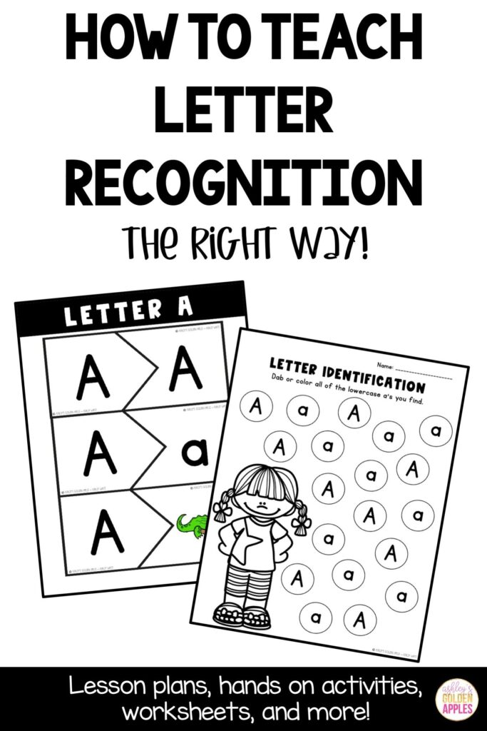 Identifying Letters Worksheets - Printable For Parents