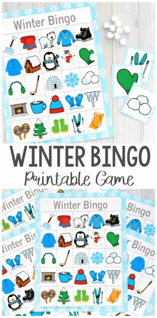 Free Printable Winter Bingo Cards - Printable For Parents
